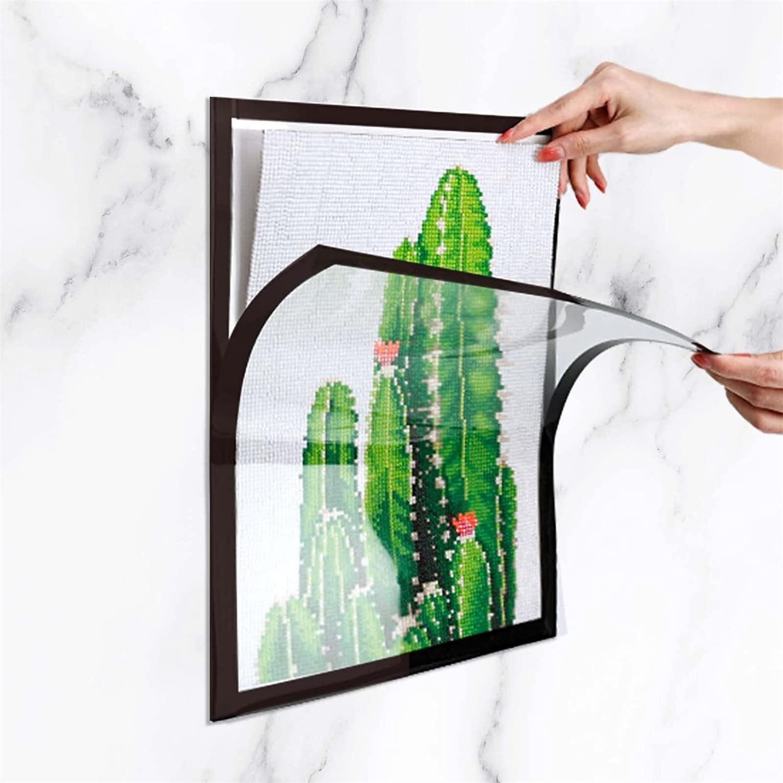 Yitape Diamond Painting Frame Magnetic Self-Adhesive Wall Sticker 12x16 ...
