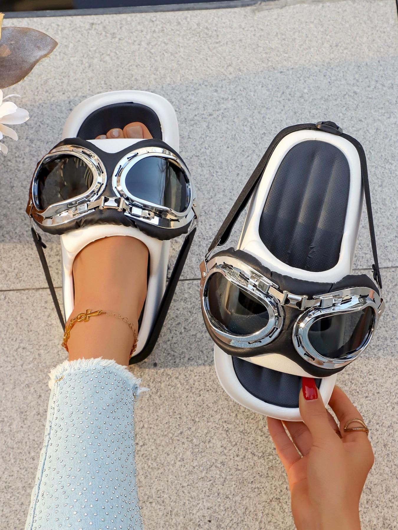 Street Style Slippers, Millennial Girl Fashion, Y2K, Pair with Jeans ...