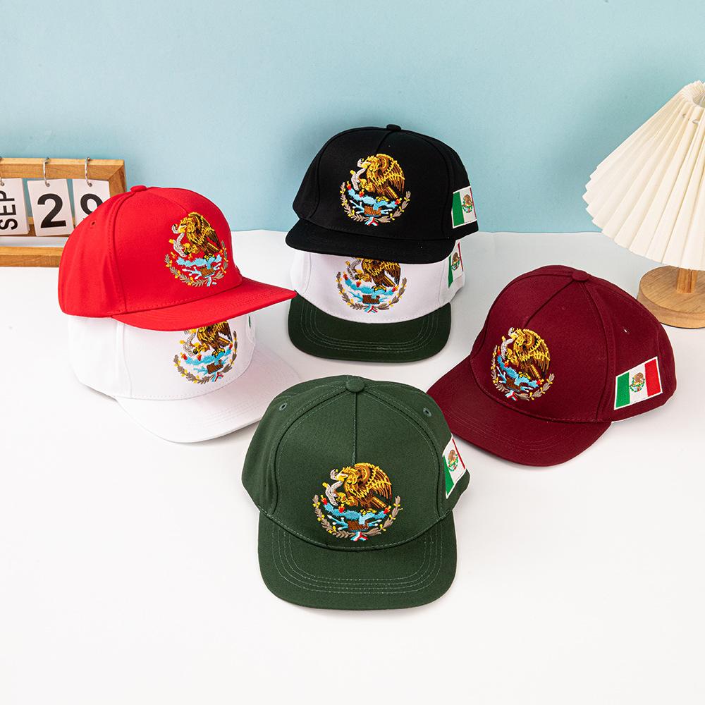 2026 New Arrival Mexican Style Flat Brim Baseball Cap, Multi-color ...