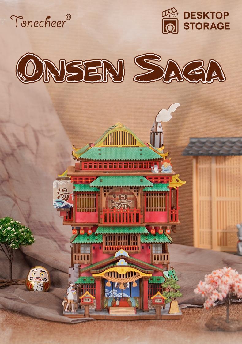 Tonecheer 3D Puzzle Kit for Adults, DIY Wooden Model Building Set ...