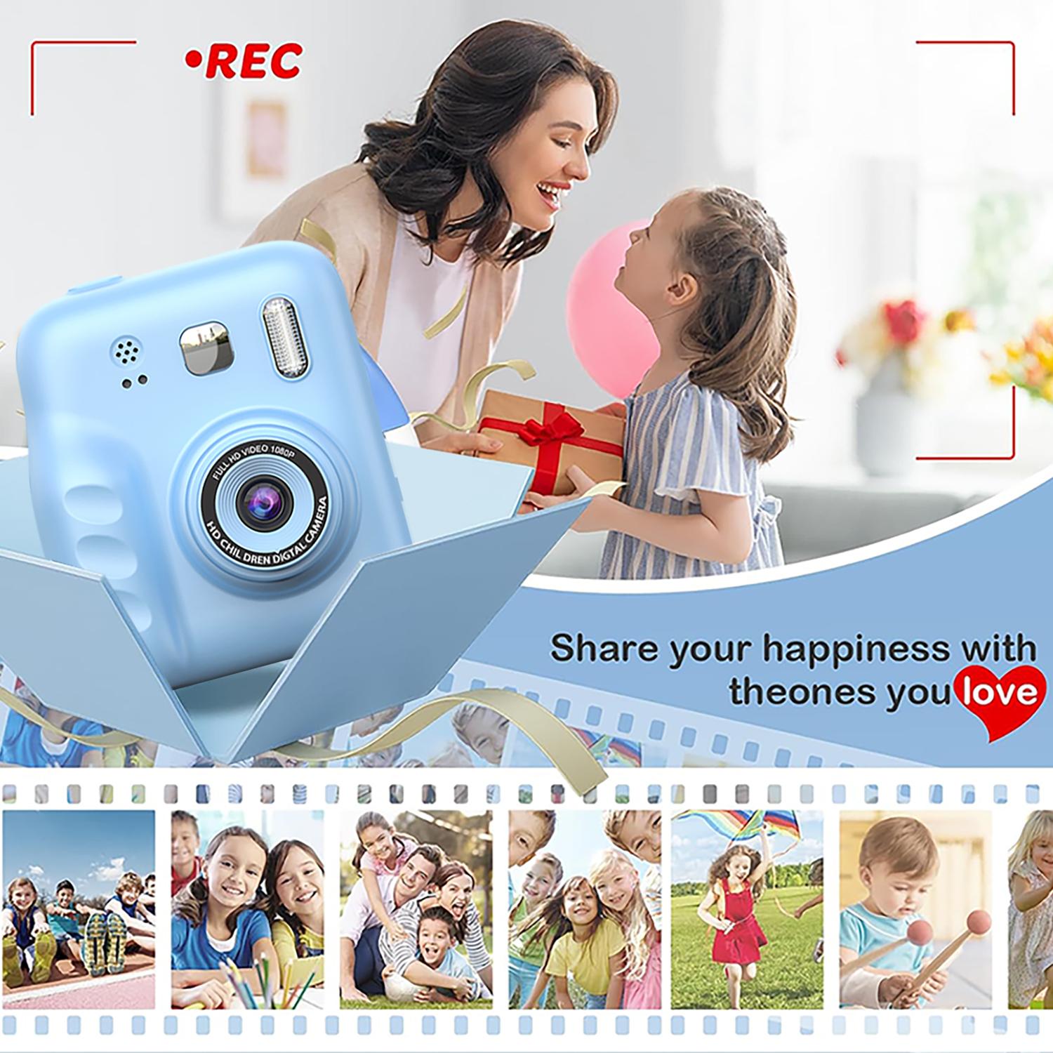 Digital Camera That Takes Photos & Prints Instantly, Mini Simulation ...