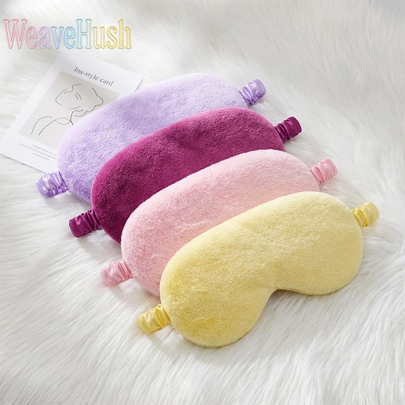 Women's 2026 New Thick Flannel Plush Non-Woven Sleep Eye Mask - Ultra ...