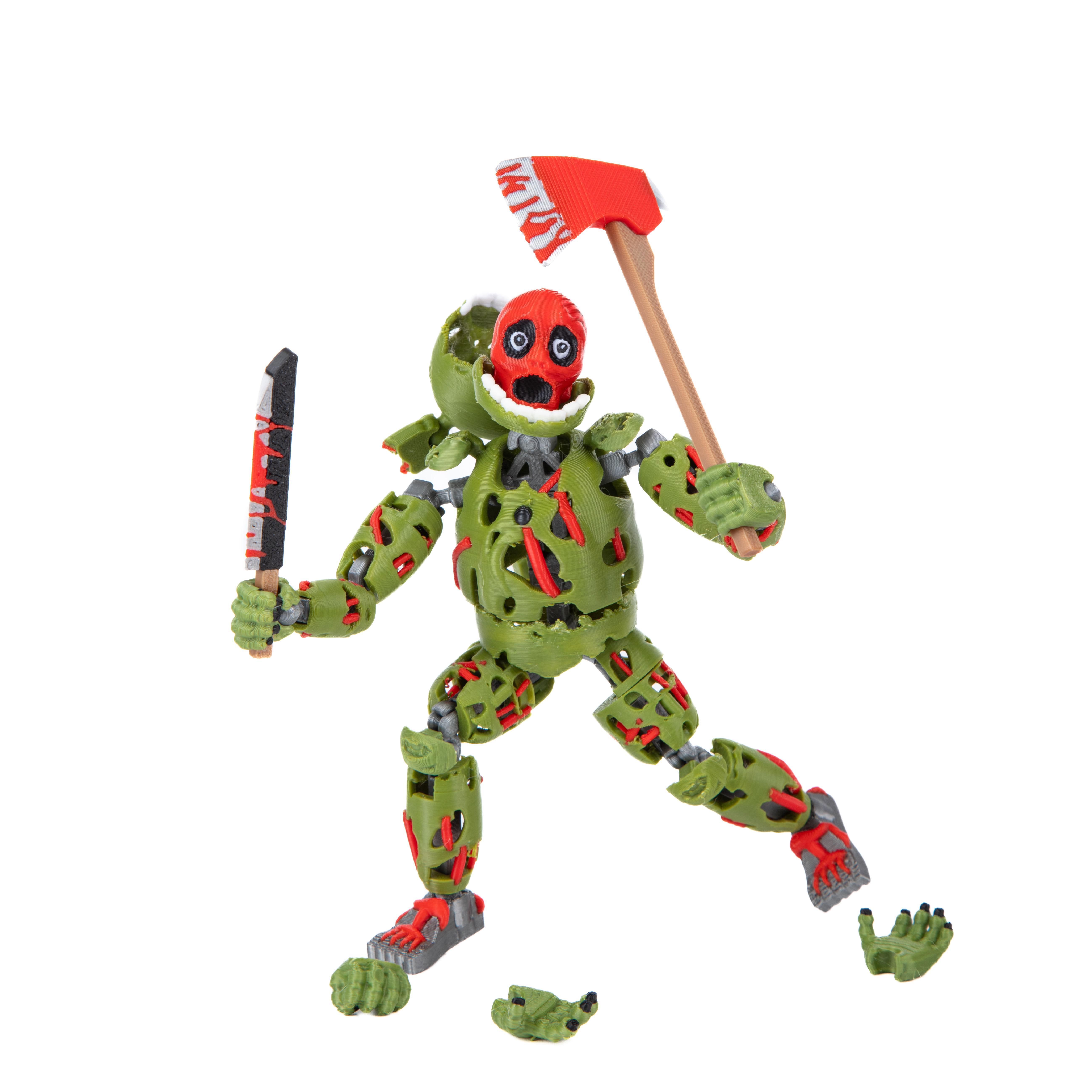3D Printed Five Nights At Harem 3 Springtrap T13 Action Figure Multi ...