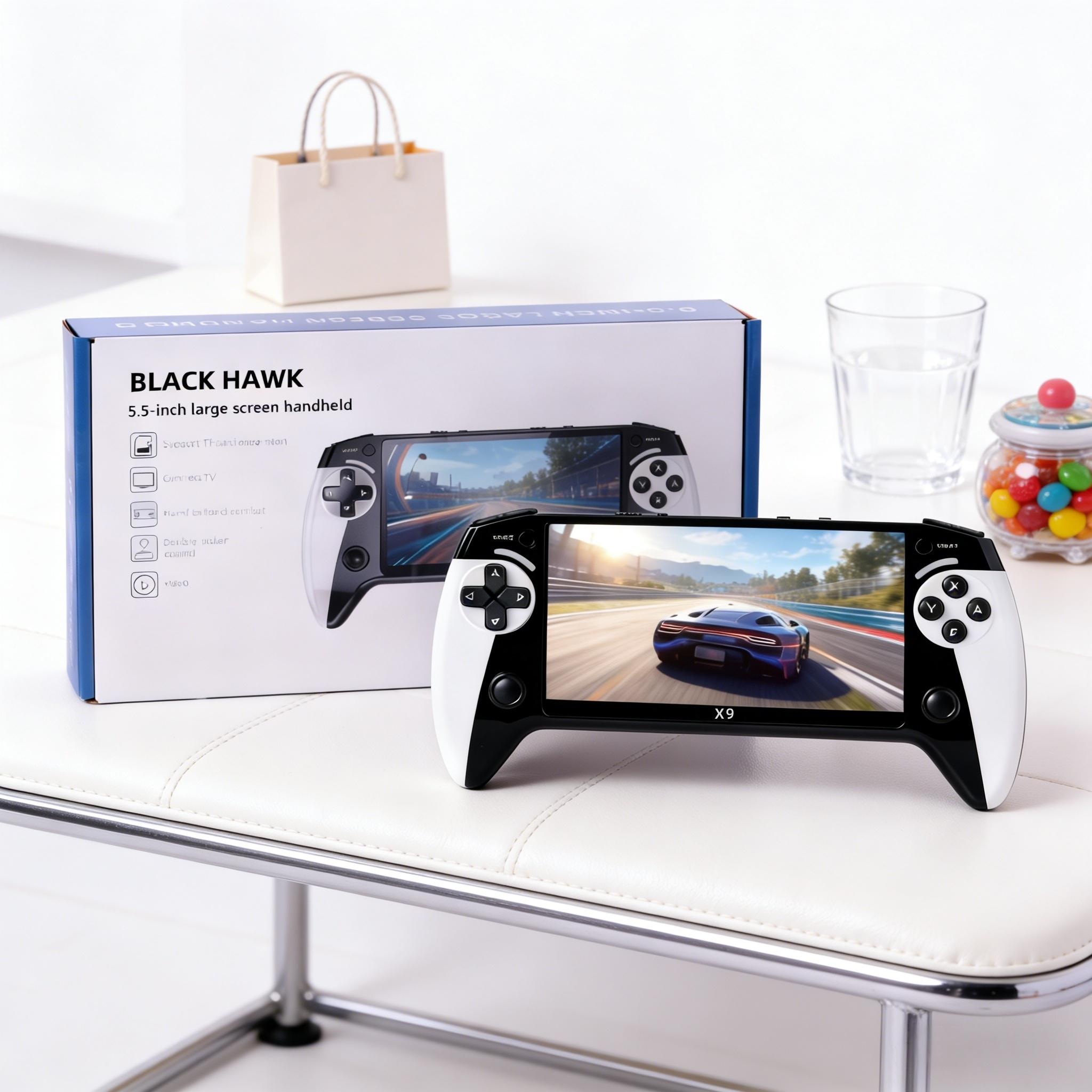X9 Handheld Game Console with 5.5-inch Screen, Supports Emulators ...