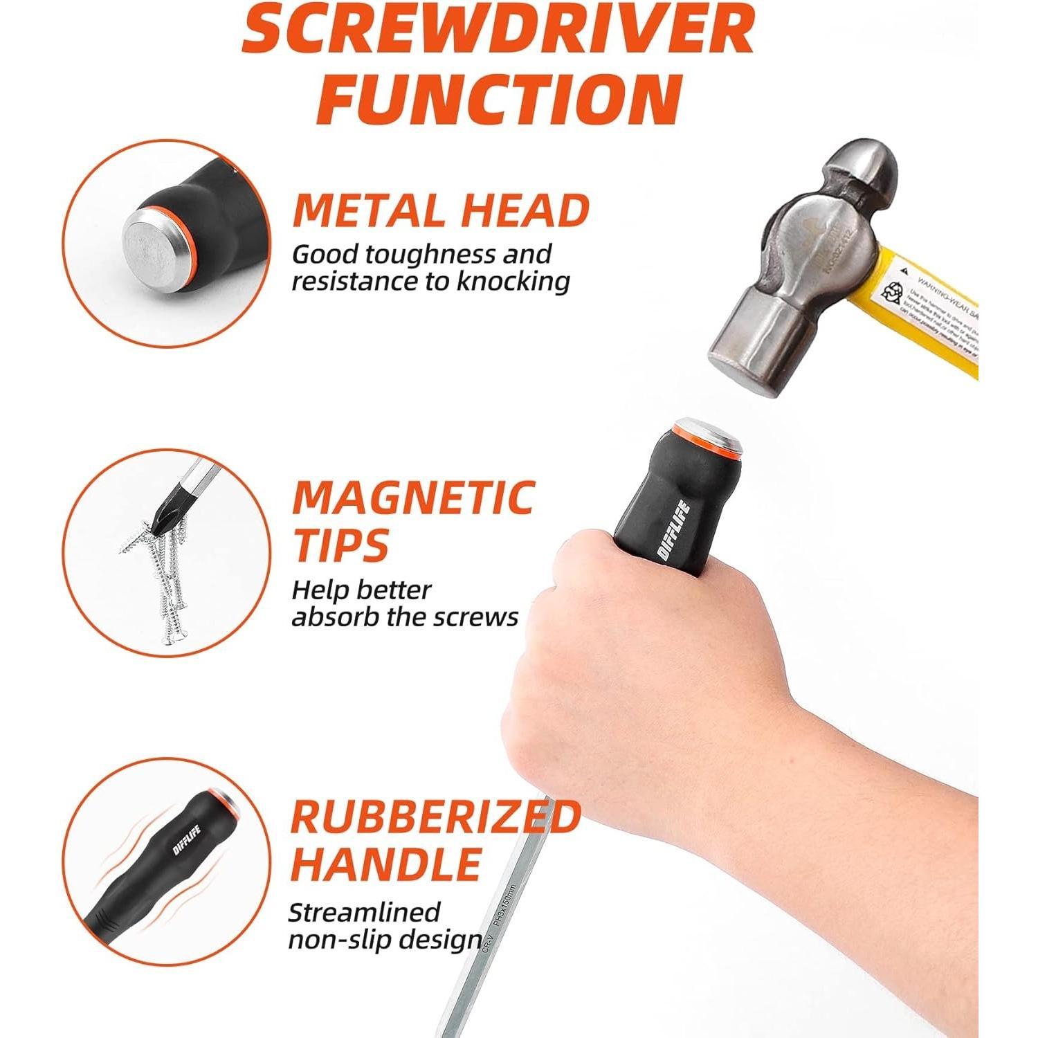 Sets Kit 6-, Professional Cushion Grip Insulated Tip Electrician Kits ...
