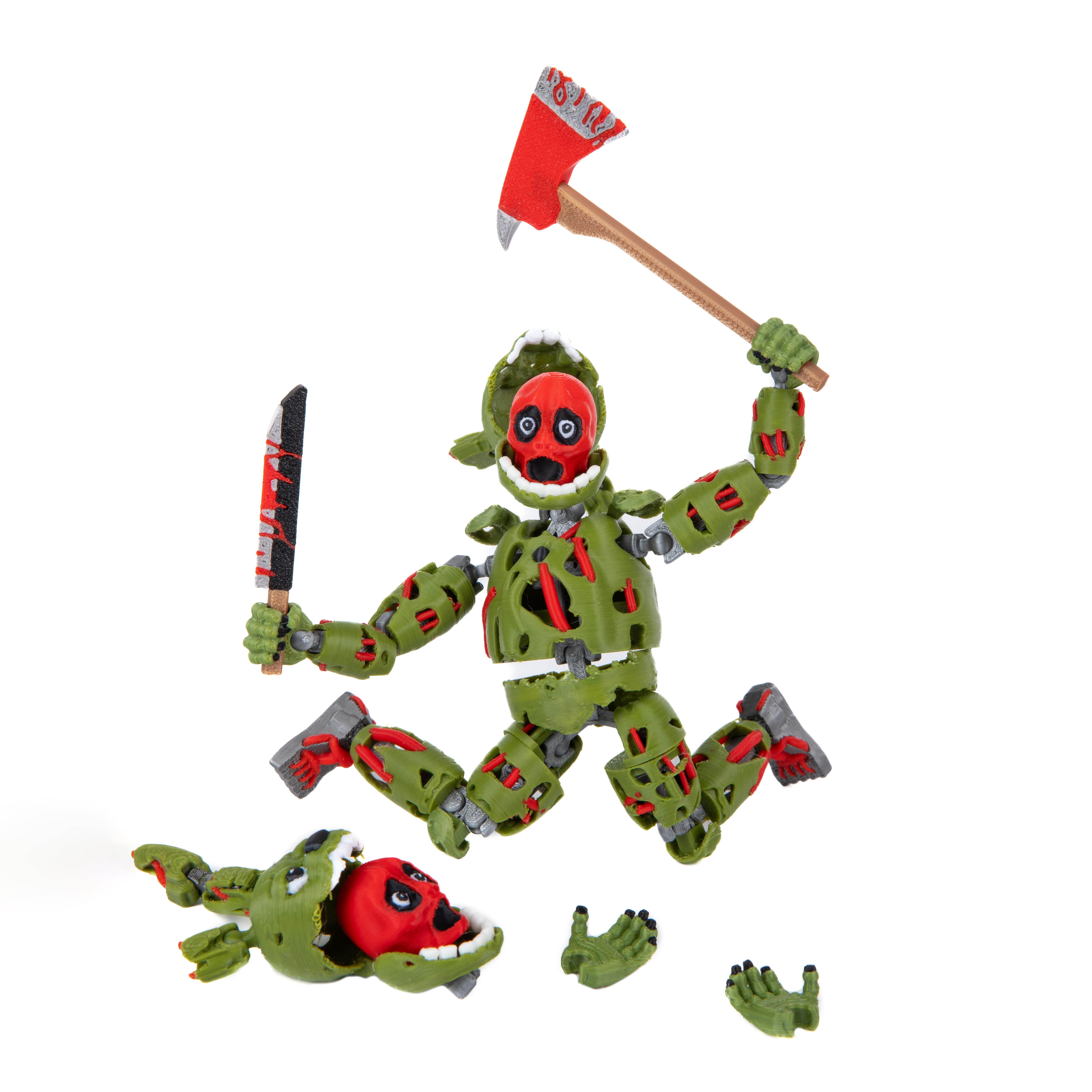 3D Printed Five Nights At Harem 3 Springtrap T13 Action Figure Multi ...