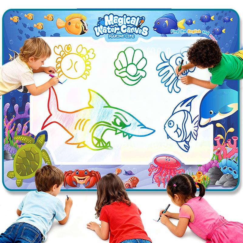 Magic Water Cloth Writing Board, Durable Drawing Pad, reusable graffiti ...