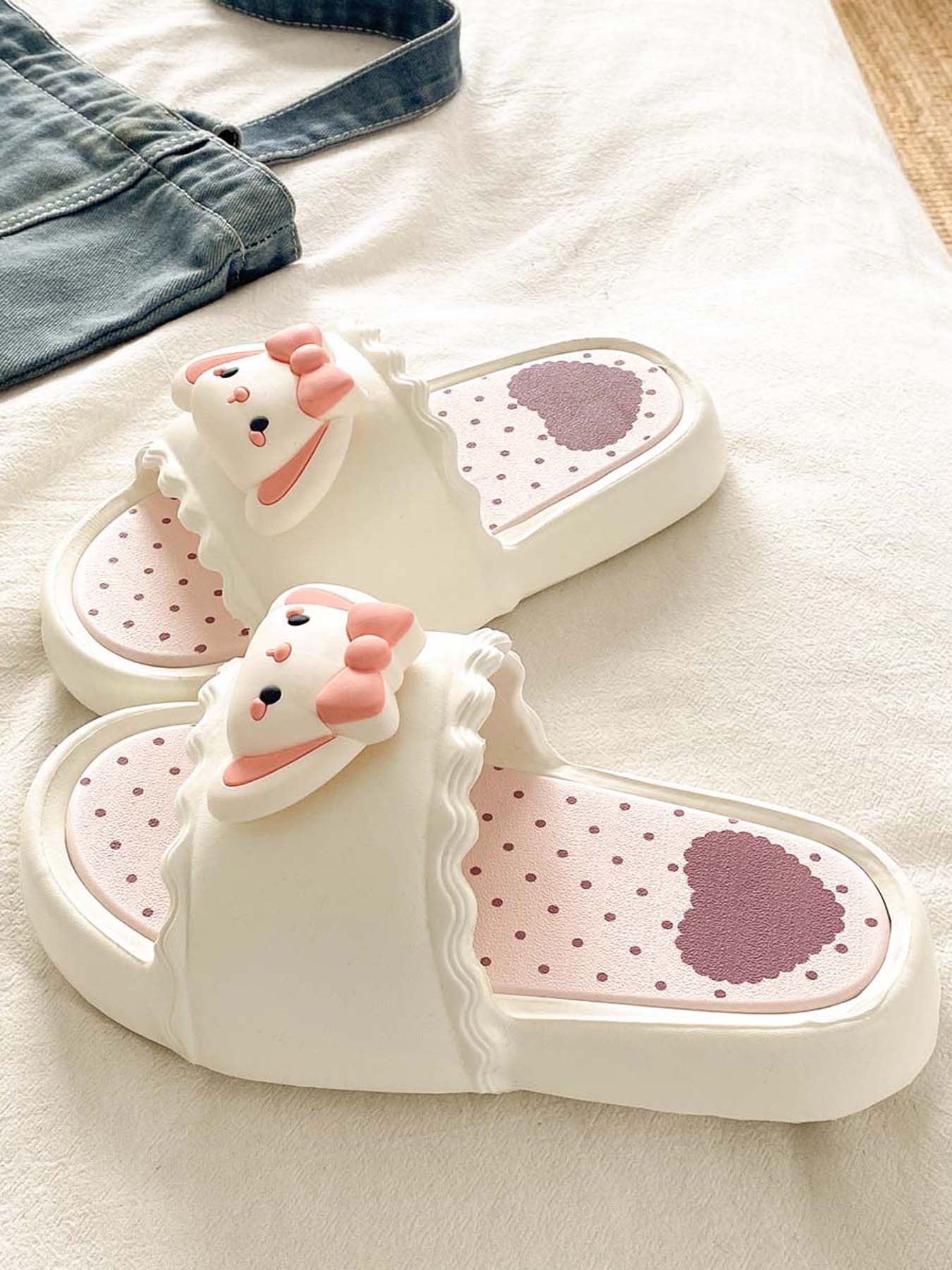 Summer New Indoor Home Slippers for Women, Eva Soft Sole Cute Cartoon ...