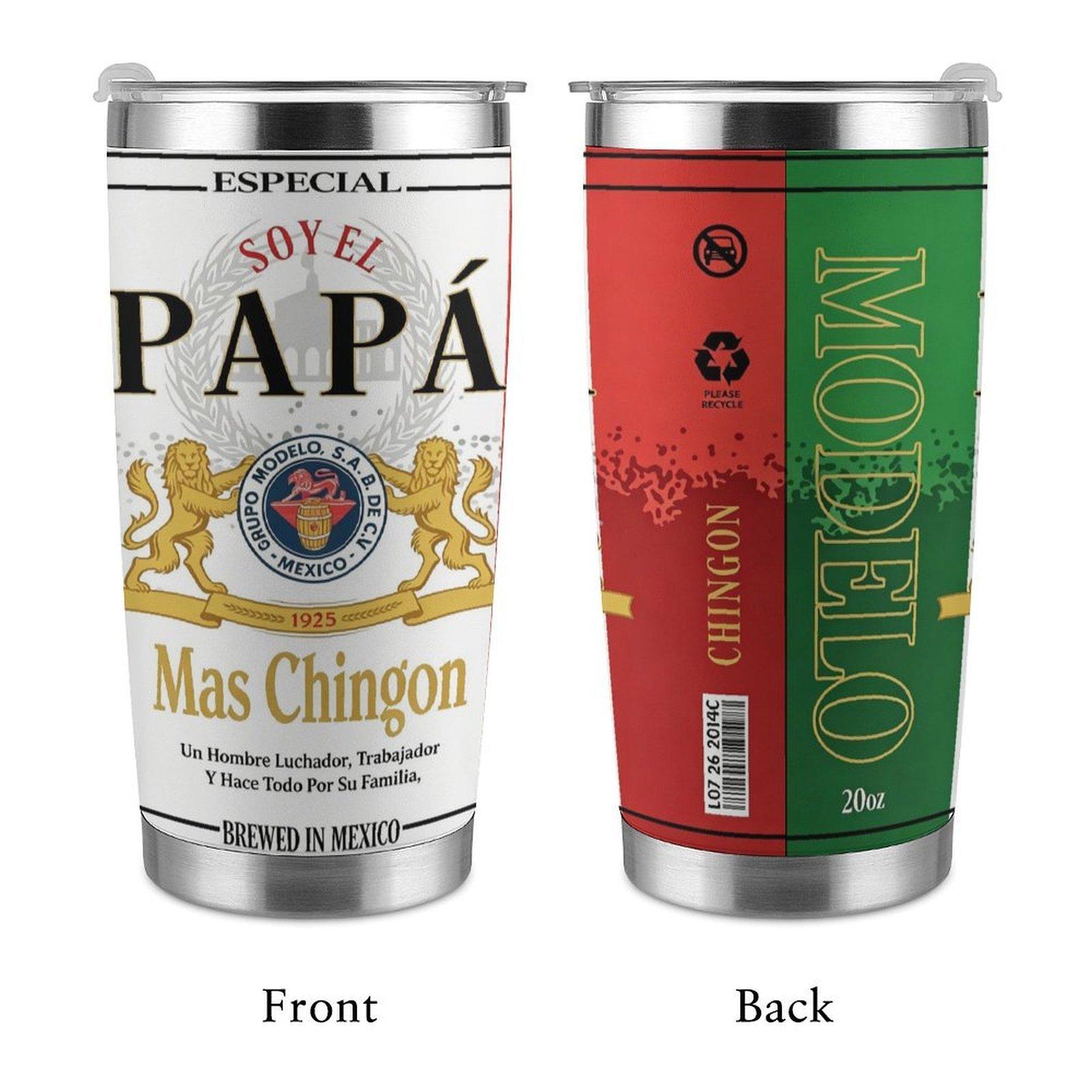 Father's Day Gift: "Soy El Papá Más Chingon" 20/40oz Tumbler, Mexican ...