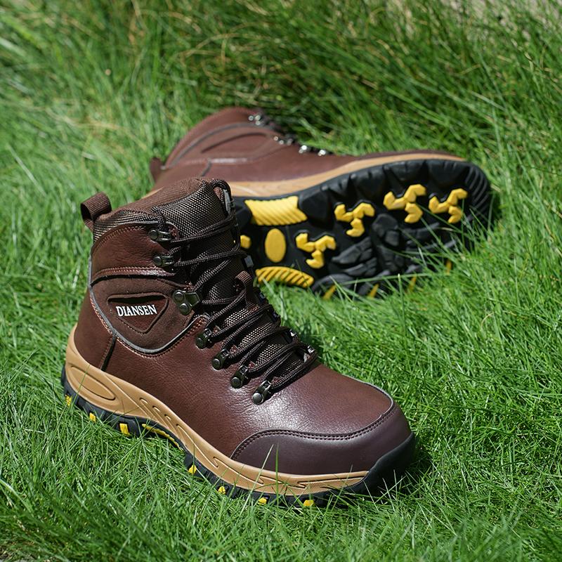 Waterproof Safety Boots Men Indestructible Steel Toe Work Boots Anti ...