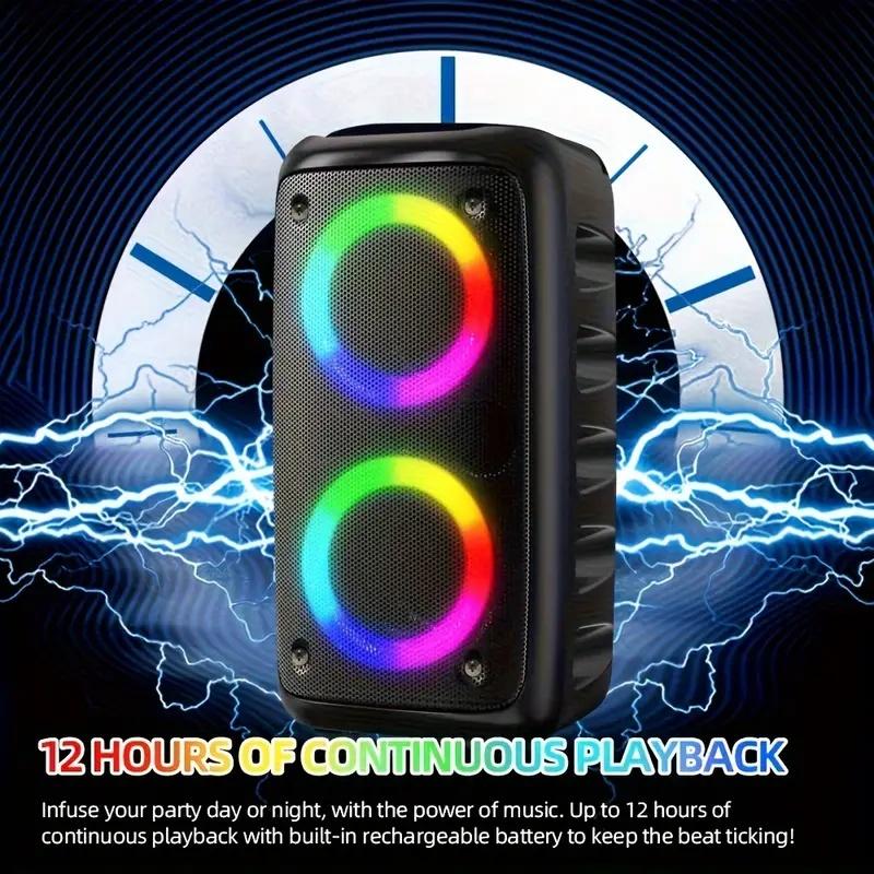 Wireless speaker with microphone, with a microphone and 3 metres of ...