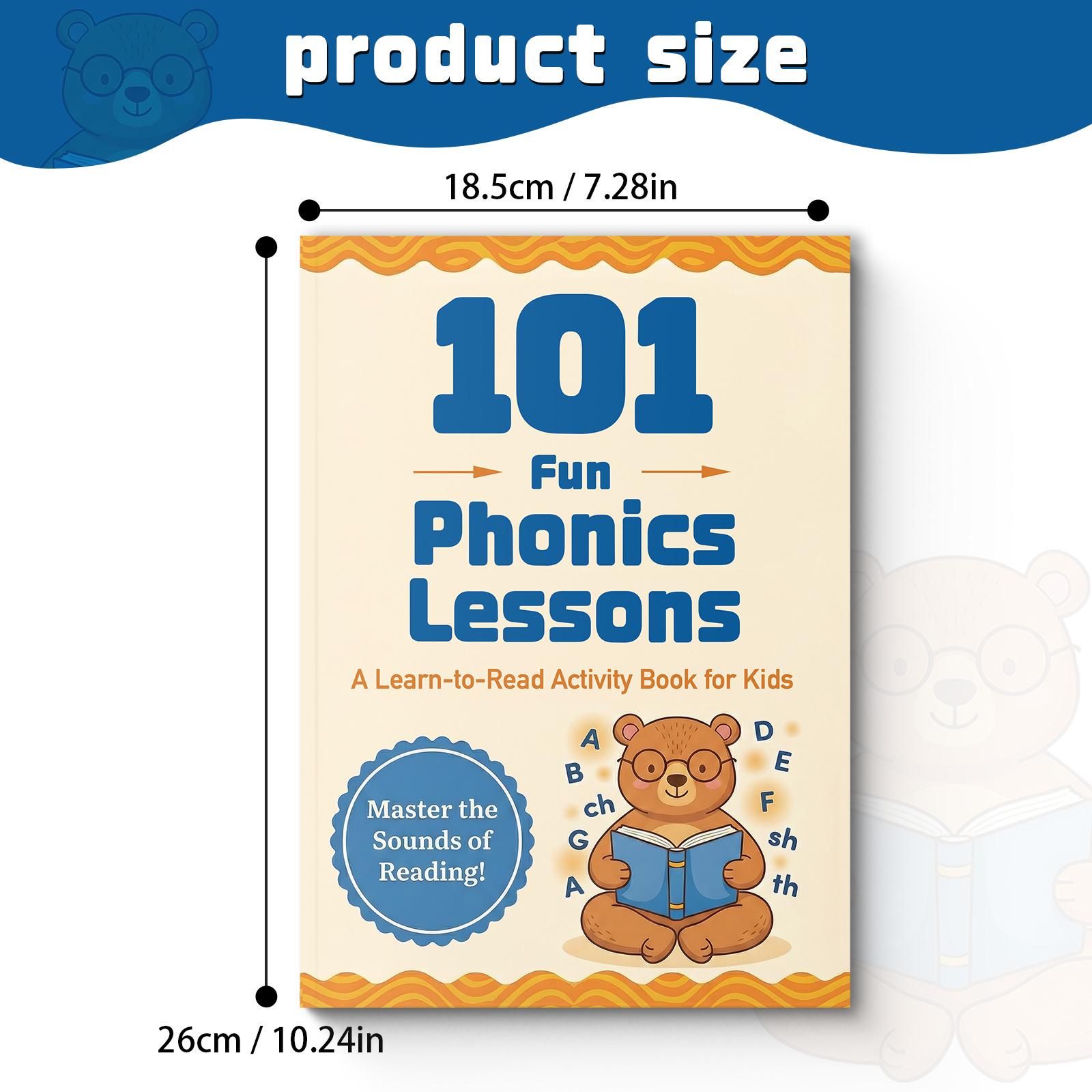 101 Fun Phonics Lessons: Learn-to-Read Activity Book – Systematic ...