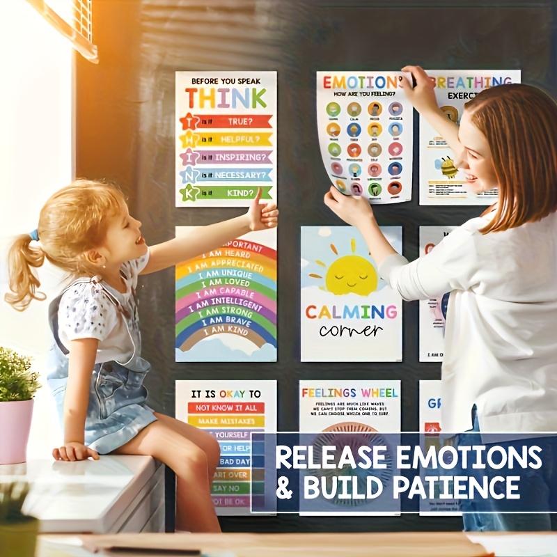 Emotional Wellness Posters 12 Calm Corner Wall Art Graphic Prints ...