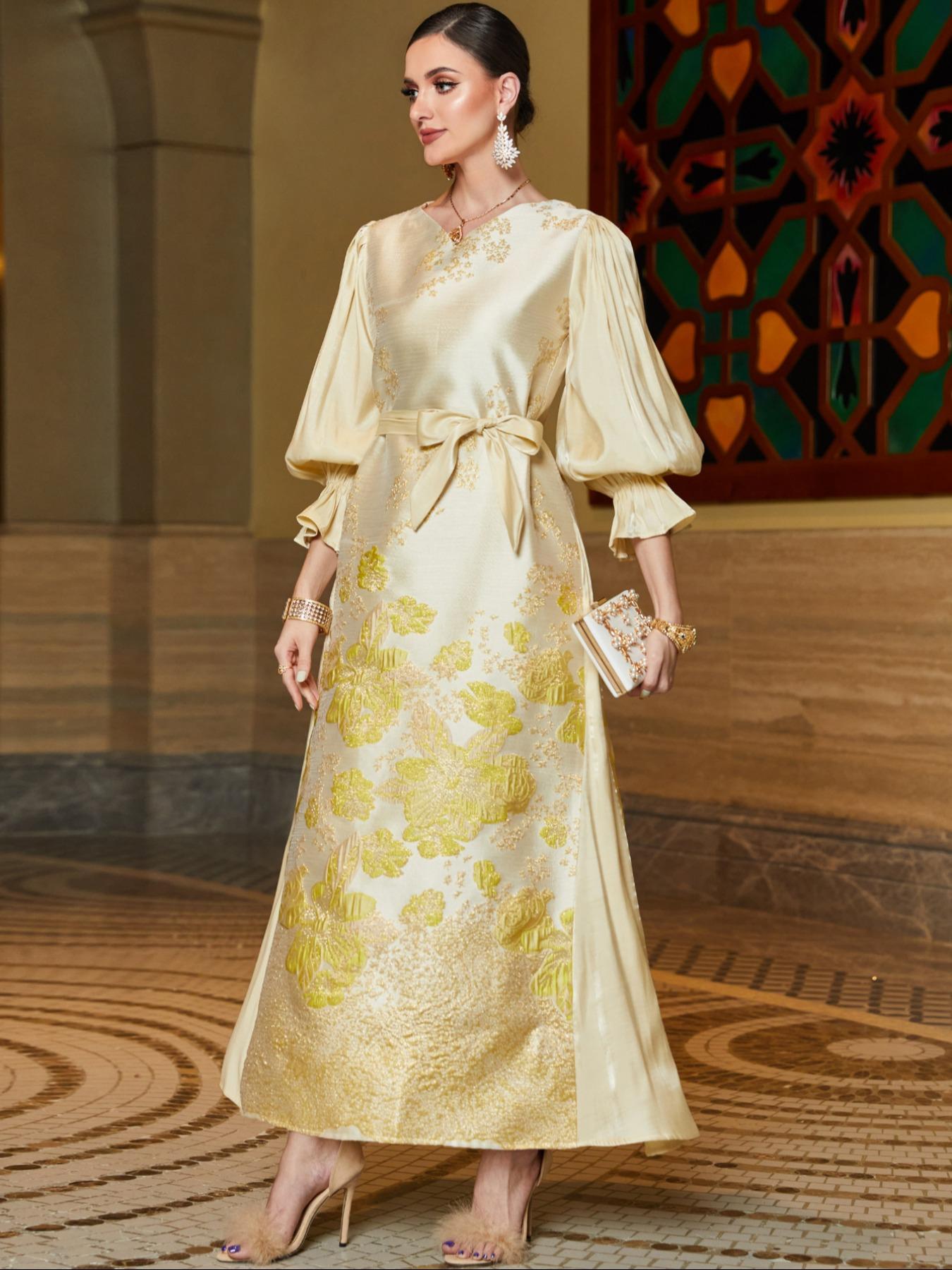 Women's Handmade Beaded Fashion Dress - Middle East Style - TikTok Shop