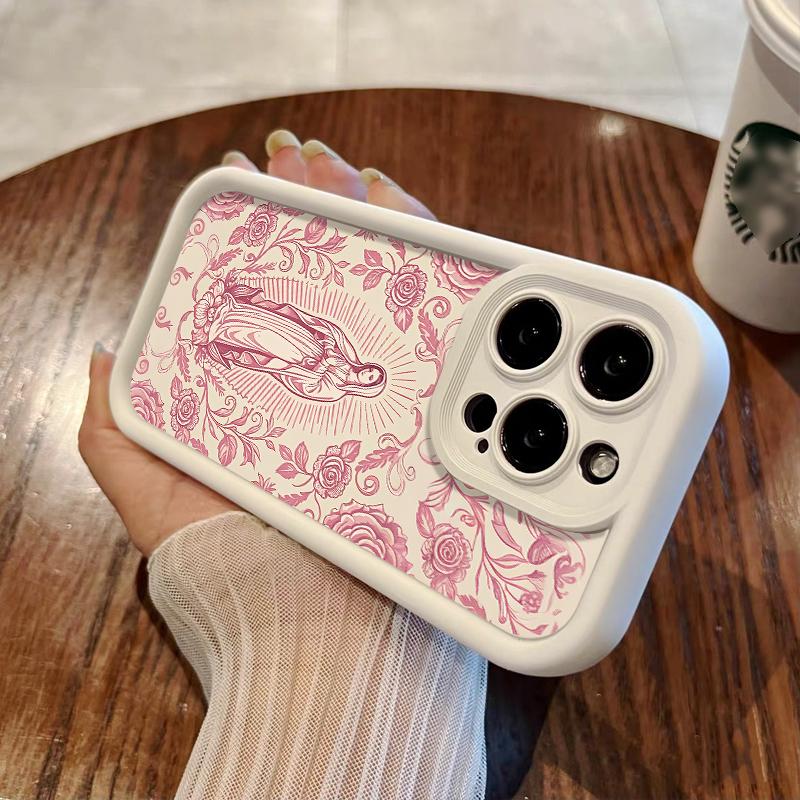 Virgin Mary Pattern Phone Case,TPU Soft Silicone,Fully Protected and ...