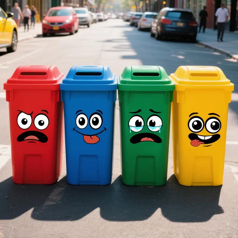 4 sheets/Set Cartoon Face Stickers,Self-Adhesive,Plastic Surface ...