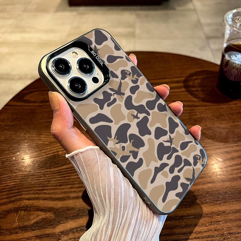 Duck Camouflage Design Phone Case, Compatible with iPhone 16, 15, 14 ...