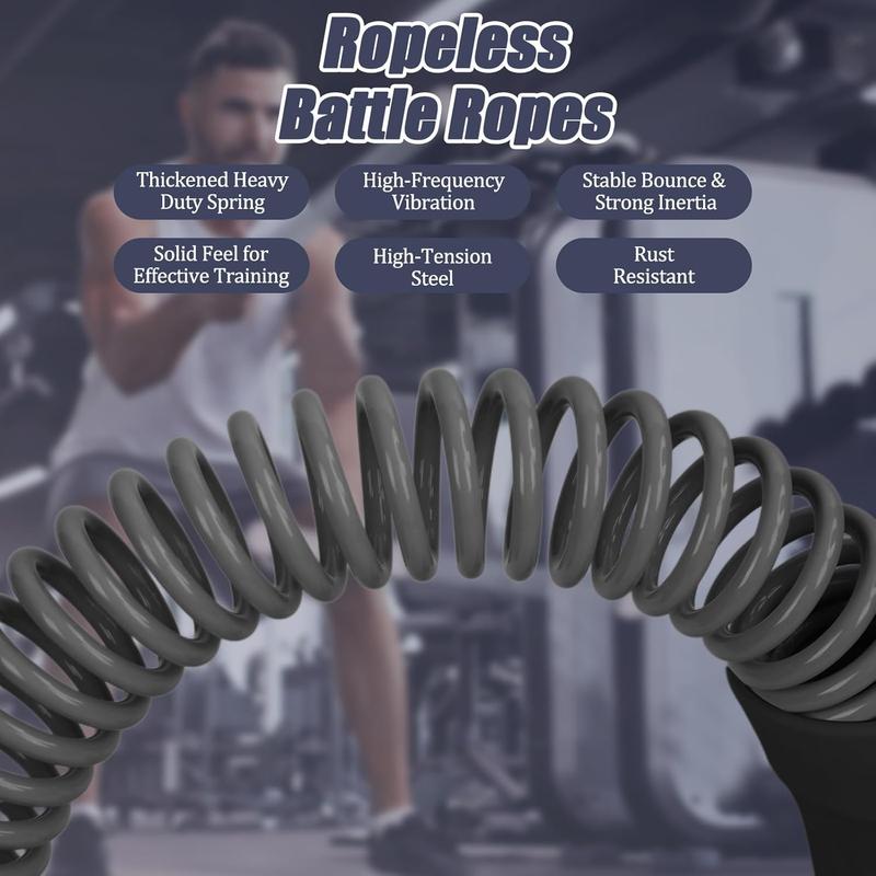 Upgrade Weighted Ropeless Battle Ropes, 2PCS Cordless Battle Rope for ...