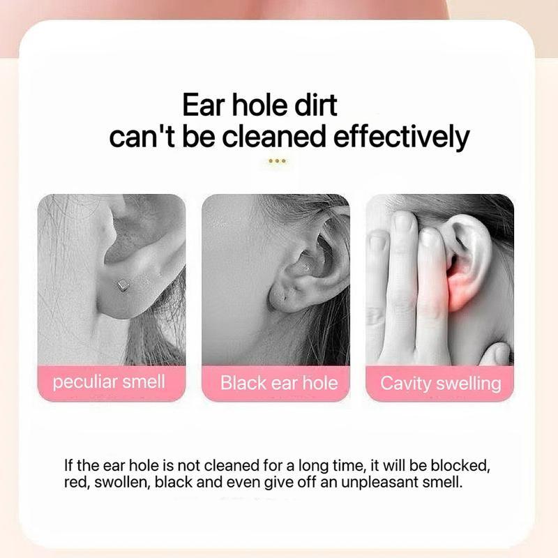 Ear Piercing Cleaning Kit, Anti-Clogging & Odor Removal, Includes 240 ...