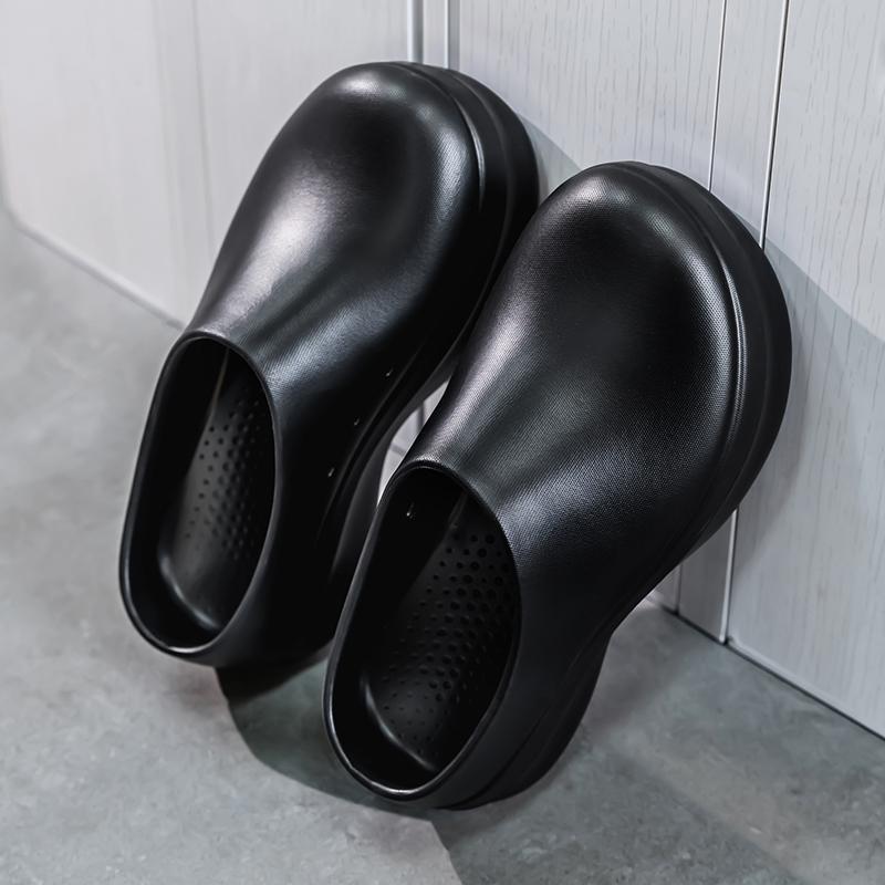 Women's Thick-Soled Closed-Toe Slippers, Anti-Slip, Waterproof & Wear ...