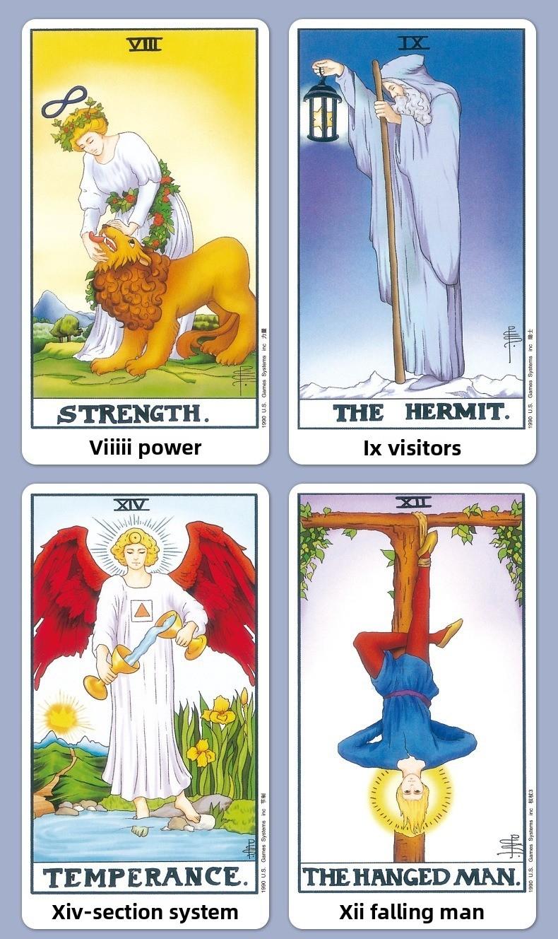Classic Tarot Cards Set for Beginners, Includes Card Meanings ...
