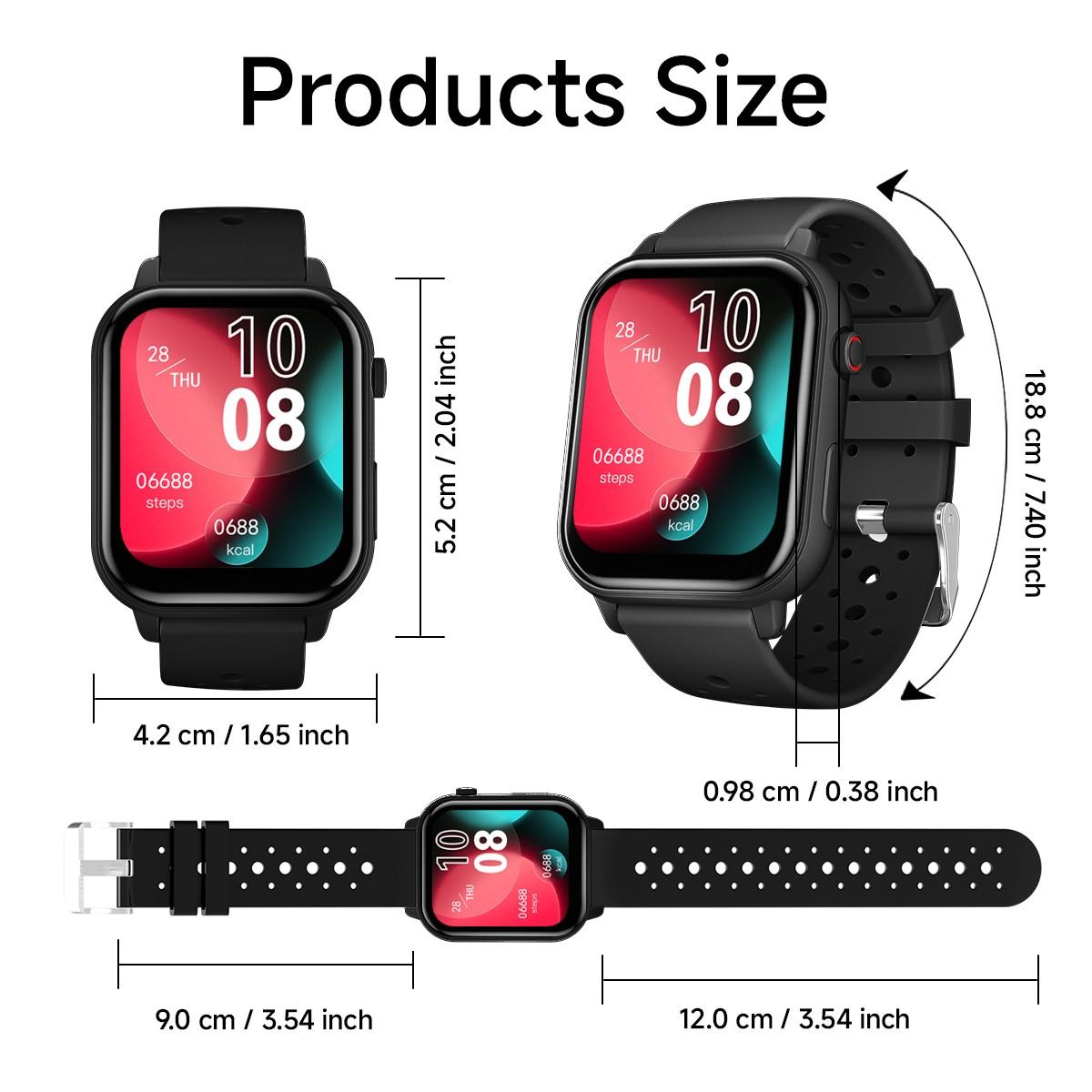 SIMSONLAB 1.83-Inch kid's Smartwatch, Child watch with Wireless Calling ...