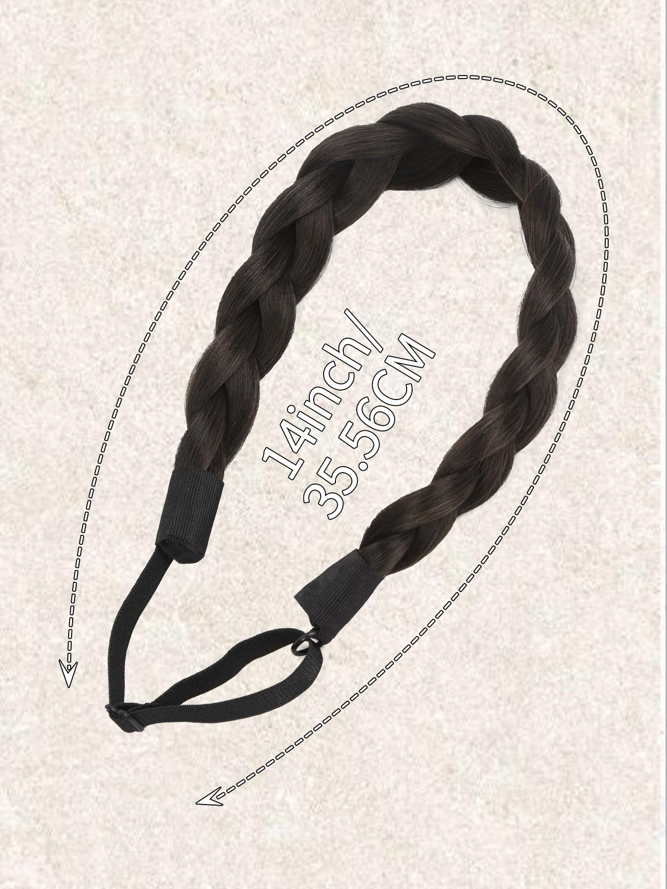 14Inch Elegant Braided Headband Set For Women Features A Braided ...