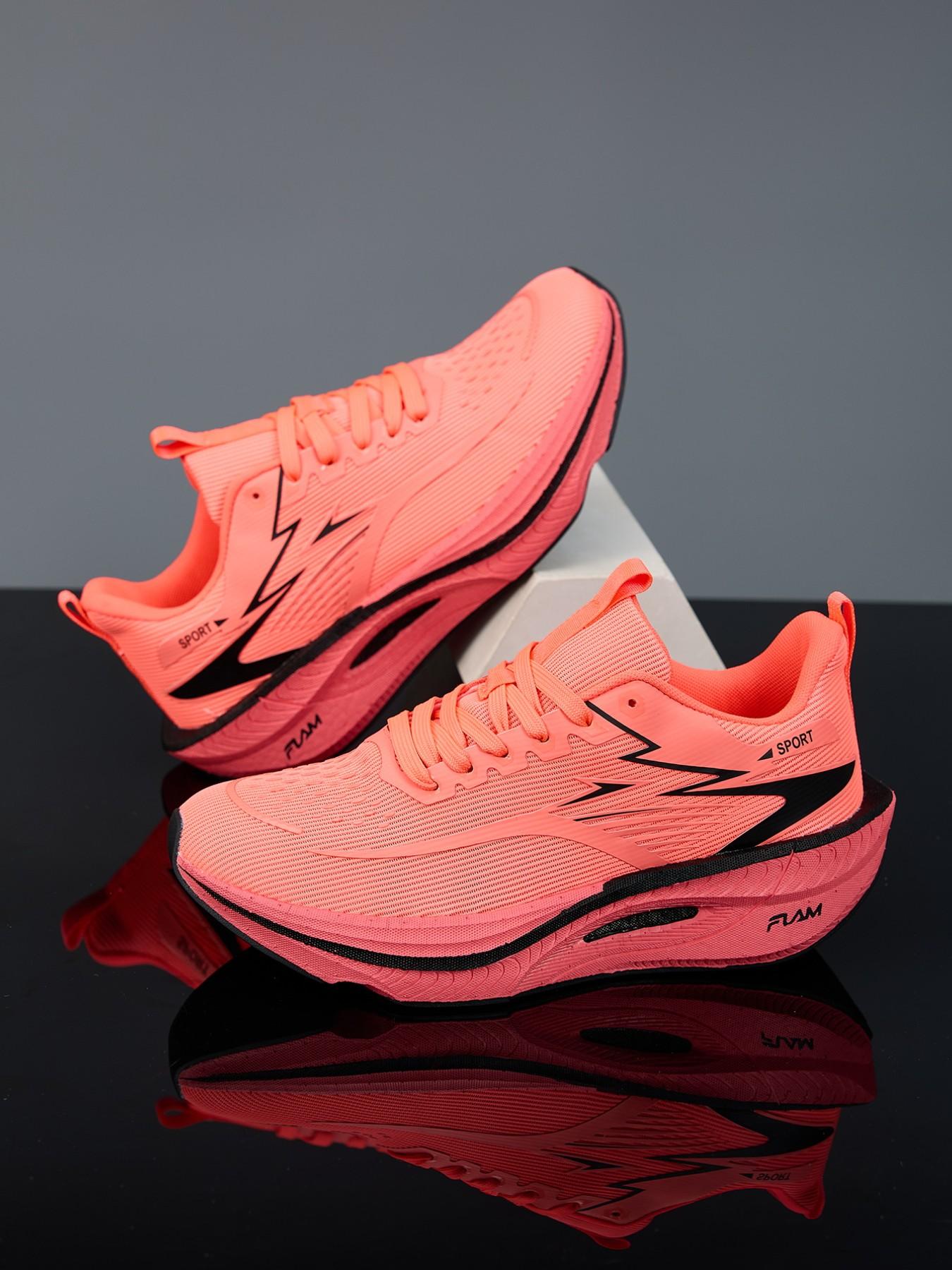 Lightweight Colorblock Running Shoes, Professional Long-Distance Racing ...