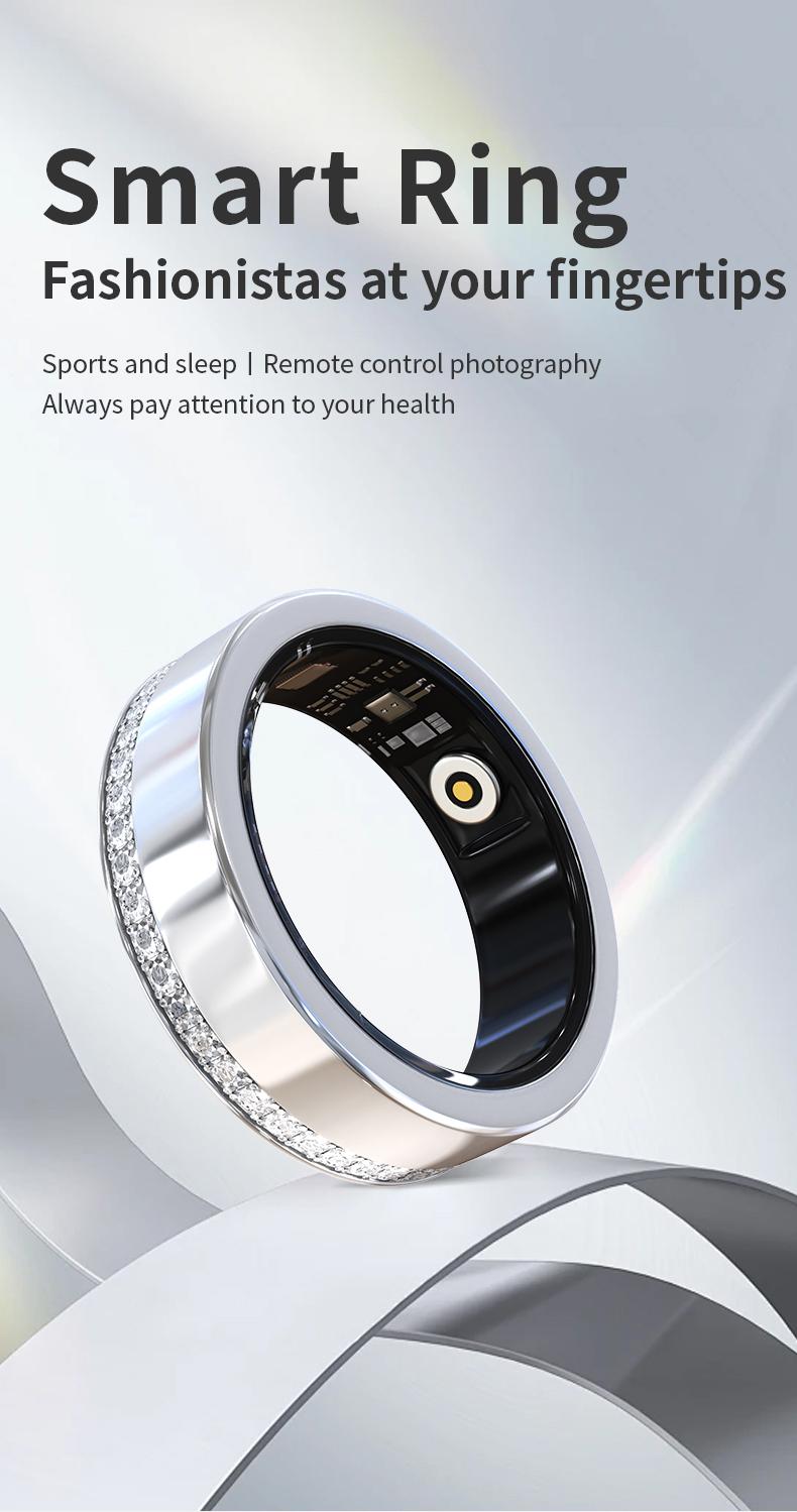 2025 New Smart Ring Elegant Smart Jewelry for Women, Luxury Diamond ...