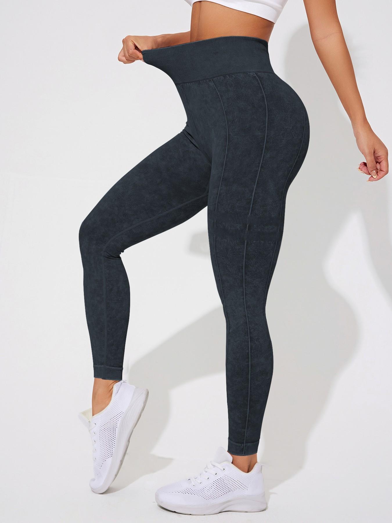 Women's High-Waisted Seamless Workout Leggings, High Waists Leggings ...