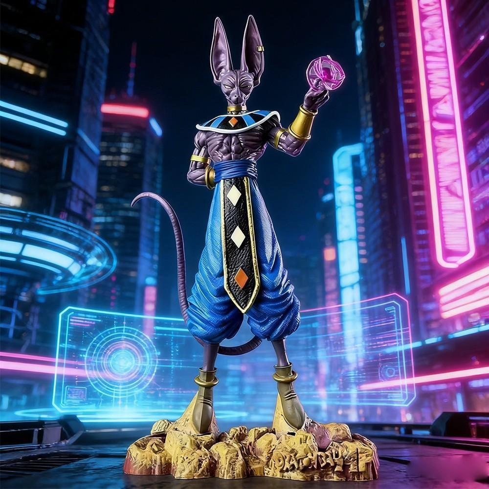 One Piece Dragon Ball Super Beerus Figure, God of Destruction Beerus ...