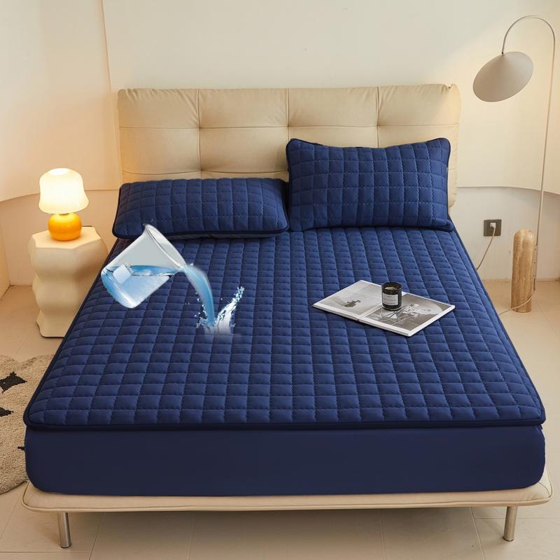 2pcs/3pcs Waterproof Mattress Protector, Fitted Sheet & Mattress Cover ...