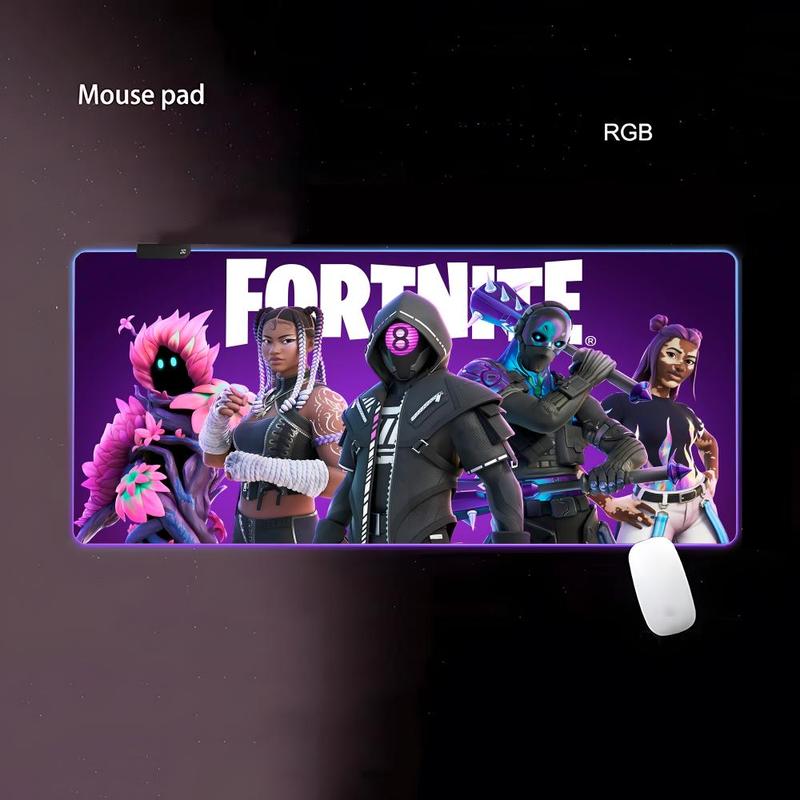Deskmat F-Fortnite Gaming Mouse Pad Rgb Xxl Laptop Mat Gaming Mousepad ...