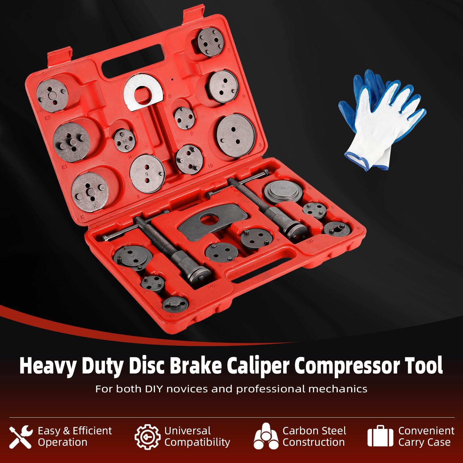 Disc Caliper Compressor Wind Tool 24 count Professional Caliper Tool ...