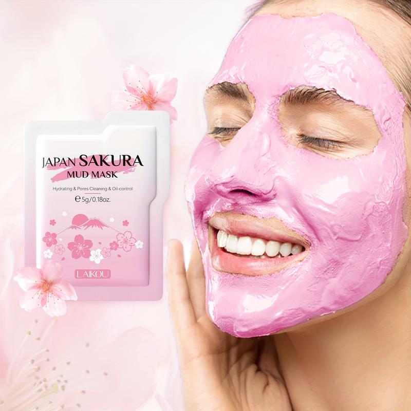 Sakura Skin Care Kit, 20pcs/set Moisturizing Facial Mask & Lip Mask ...