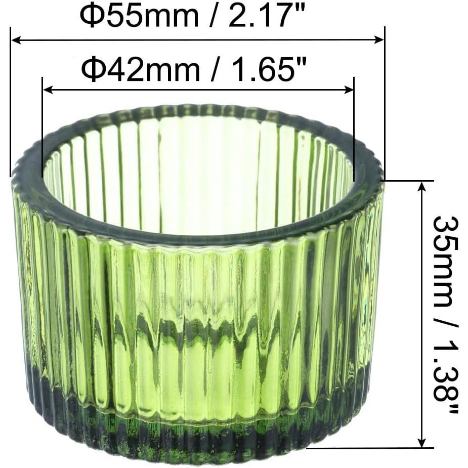 2 count Tealight Candle Holder, Lights Candle Holder Glass Votive ...