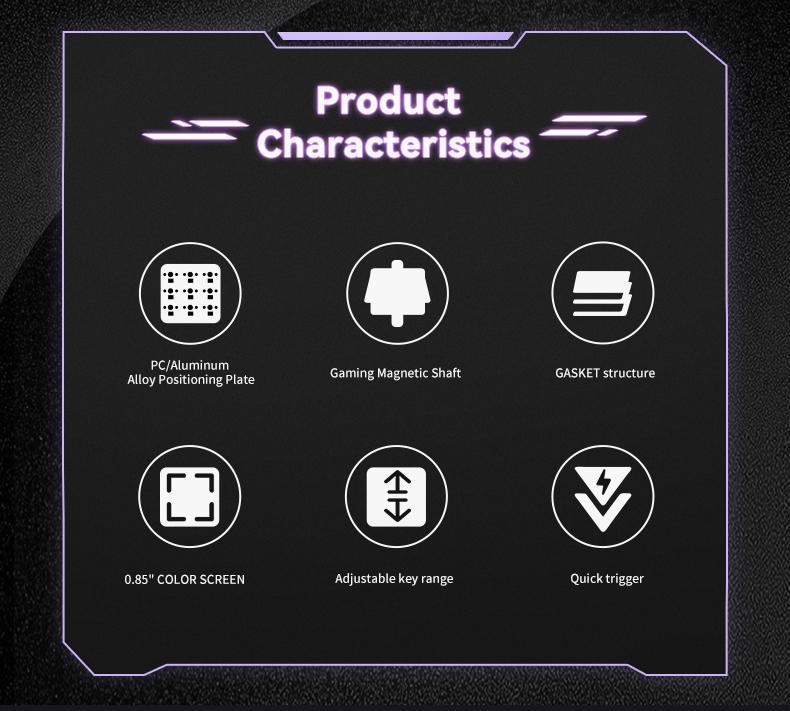 AJAZZ AK820MAX magnetic switch wired mechanical keyboard gaming game ...