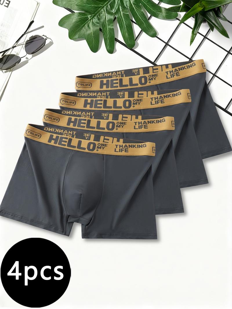 Men's underwear made of polyester boxer underwear with a fixed ...