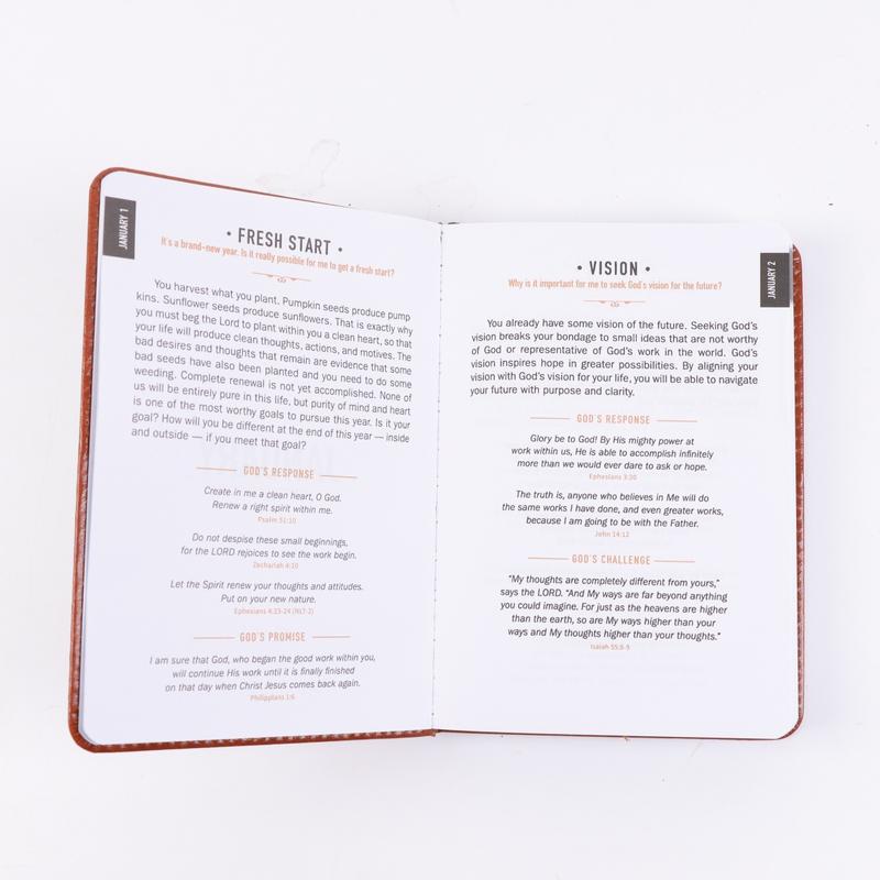 One Minute with God for Men, 365 Days Devotional Journal, Portable ...