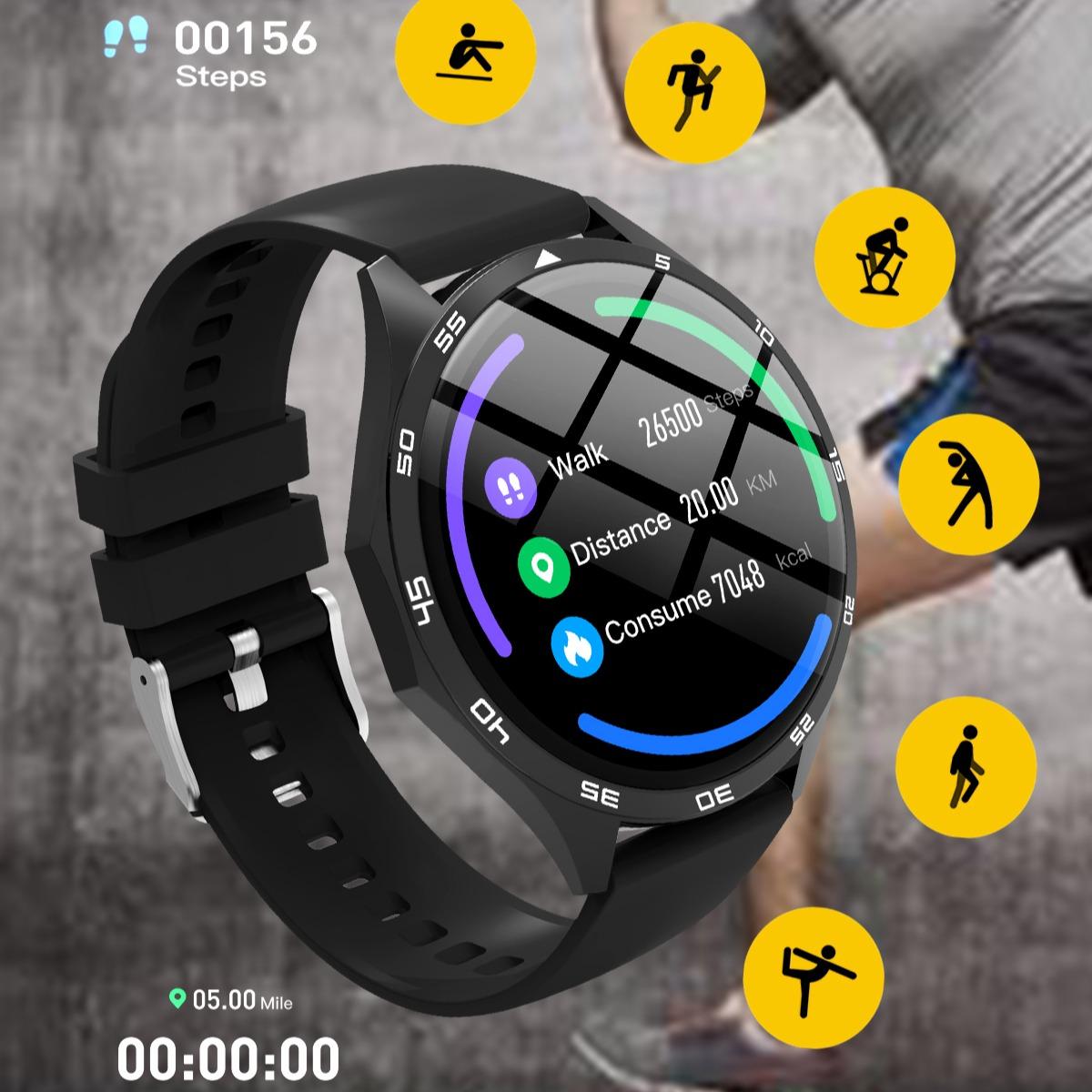 Smart Watch Wireless Calling/messaging, Multi-Sport Modes, Multiple APP ...