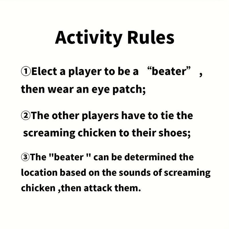 9-Person Playable Noisy Chicken Team Activity Set, Made of Sturdy ...