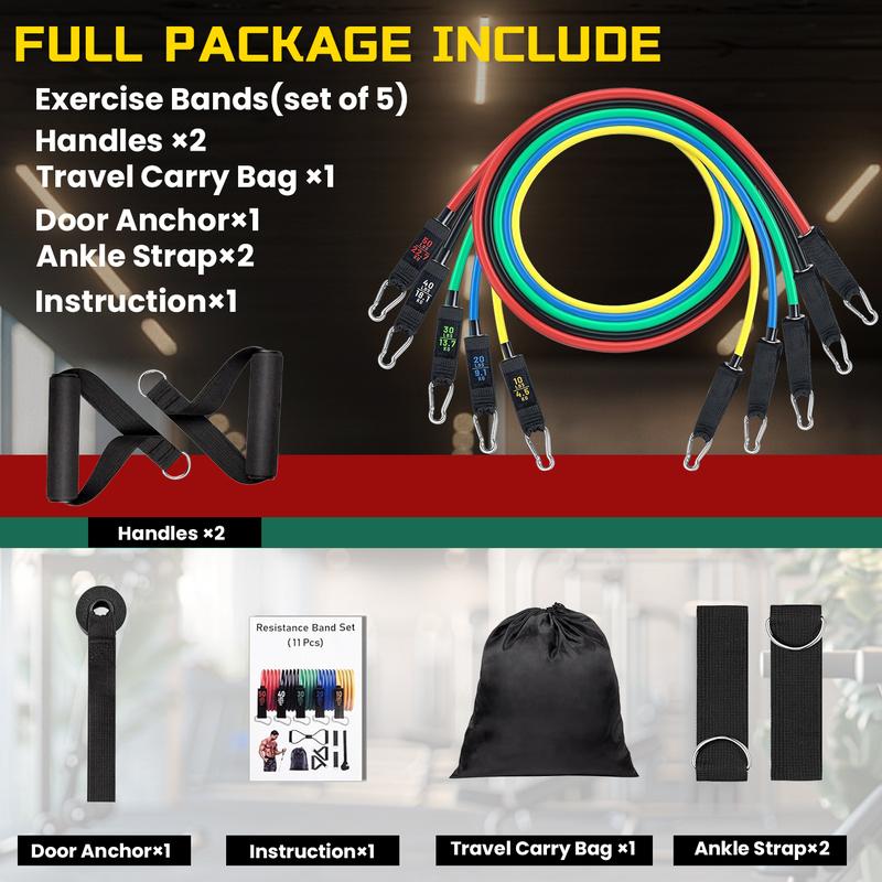 Adjustable Resistance Bands for Working Out, Elastic Exercice Bands for ...