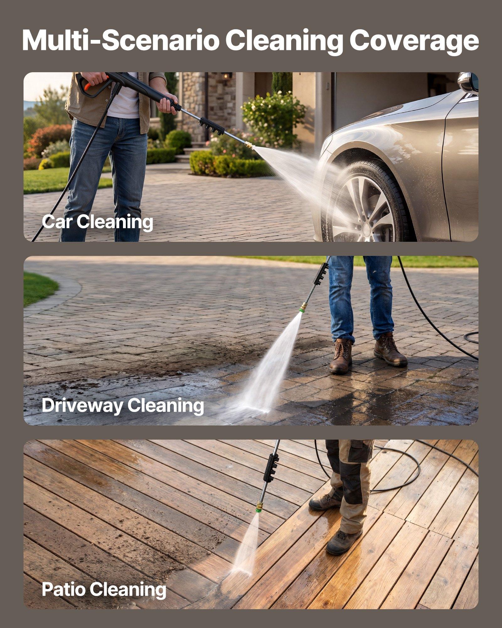 【DealsForYouDays】VEVOR Electric Pressure Washer, 1958 Max PSI 2.5 Max ...
