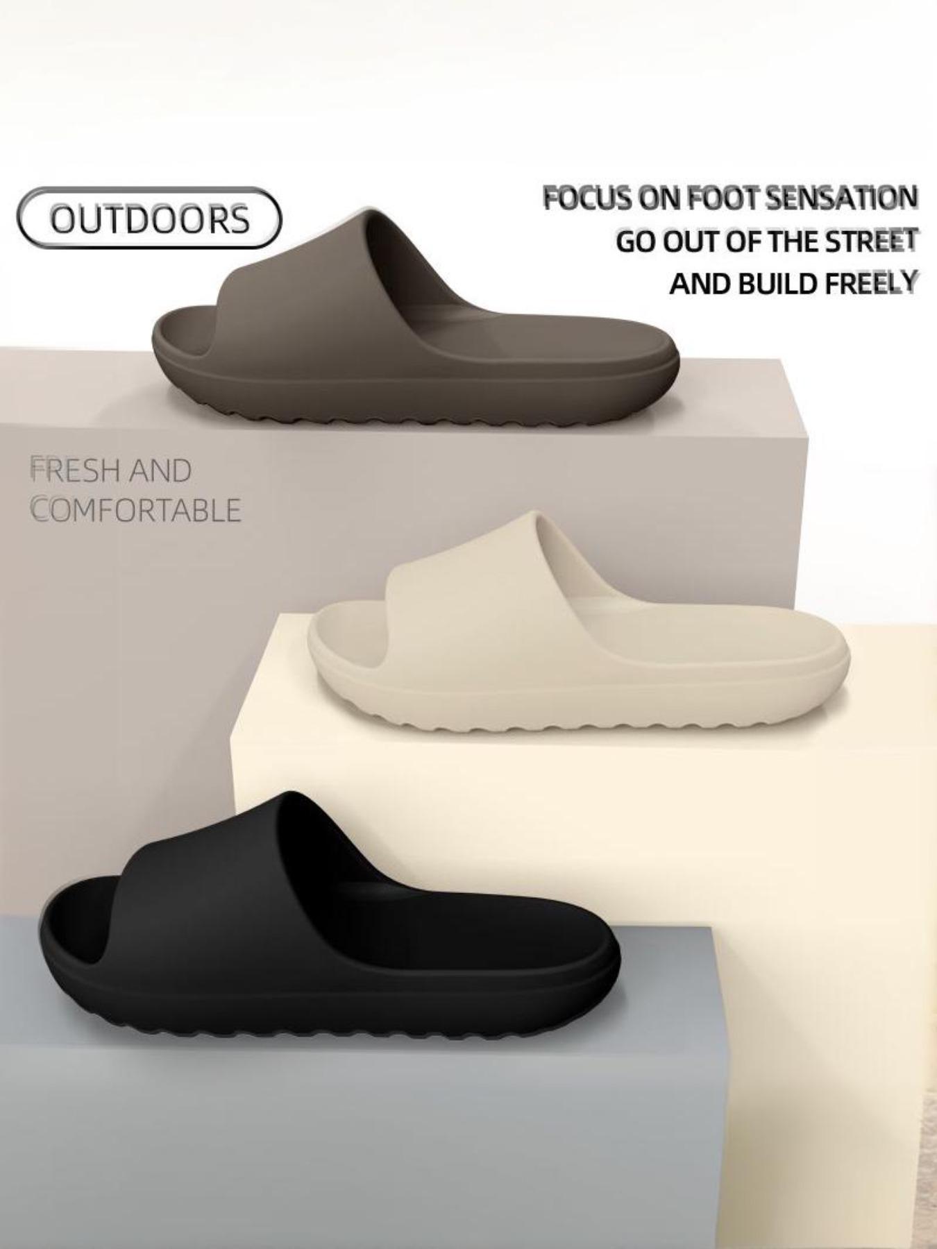 Unisex Eva Home Slippers, Casual Summer Comfort Thick Sole Cloud Feel ...