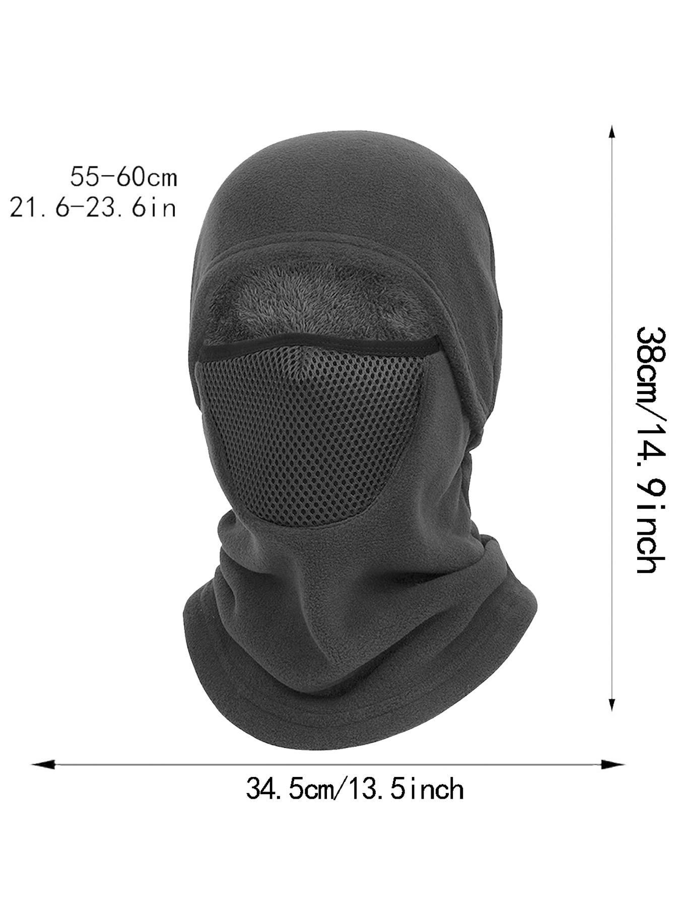 2Pcs-Winter Outdoor Riding Warm Headset, Windproof Fleece Hat, Unisex ...