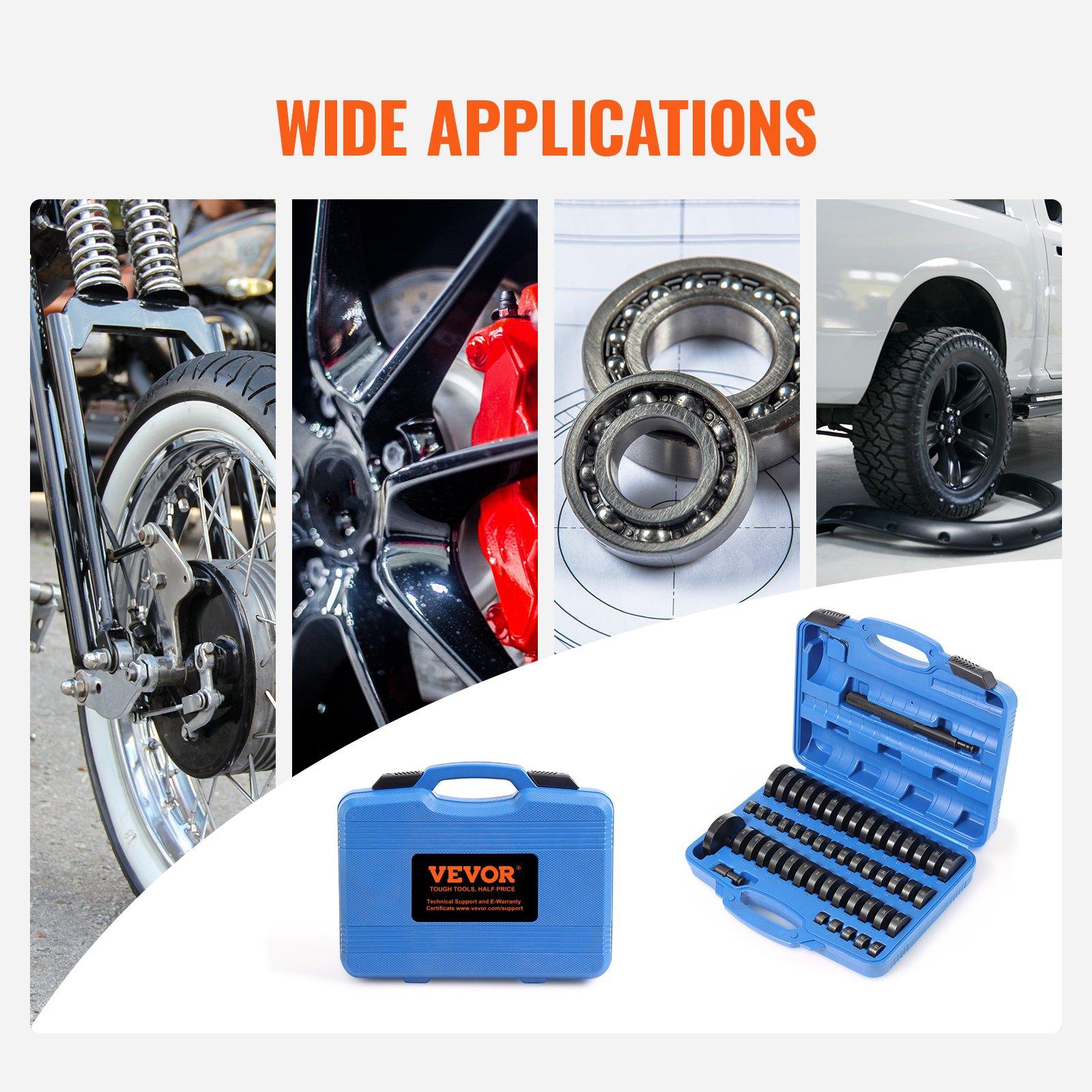 VEVOR 52PCS Custom Bushing Bearing & Seal Driver Set, Transmission ...