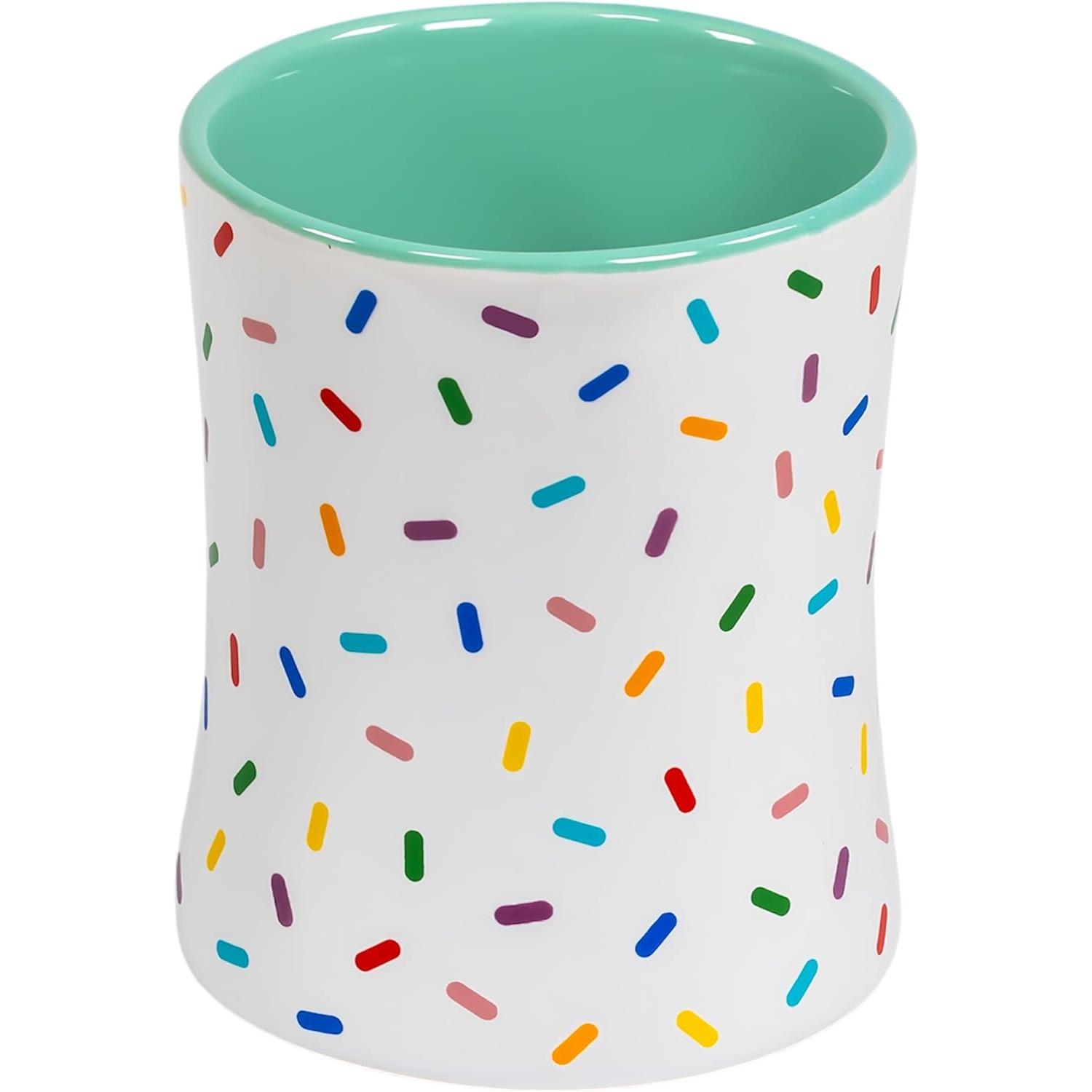 Mug | Mint Green Cute Coffee Mug with Rainbow | Birthday Cake Coffee ...