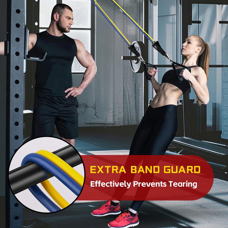Adjustable Resistance Bands for Working Out, Elastic Exercice Bands for ...