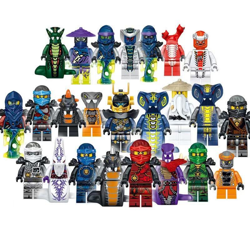 Ninja Building Blocks Set, Complete Ninja Team, Dream Magic Scene ...