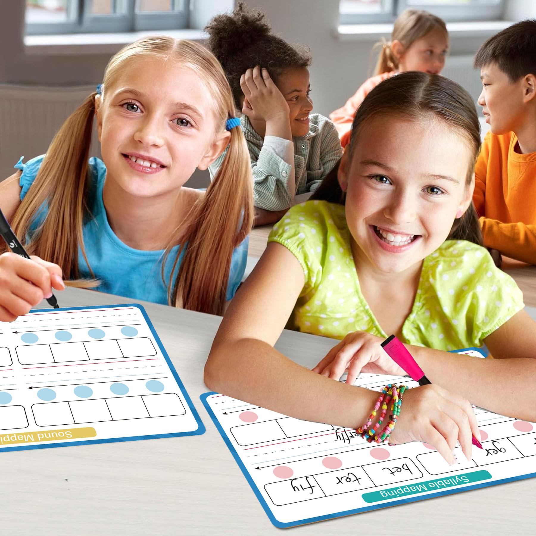 10-Piece Phonemic Awareness Dry Erase Board, 8 "x 12" - Speech and ...
